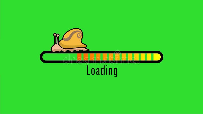 Cartoon Loading Green Screen Video HD Stock Video - Video of green ...