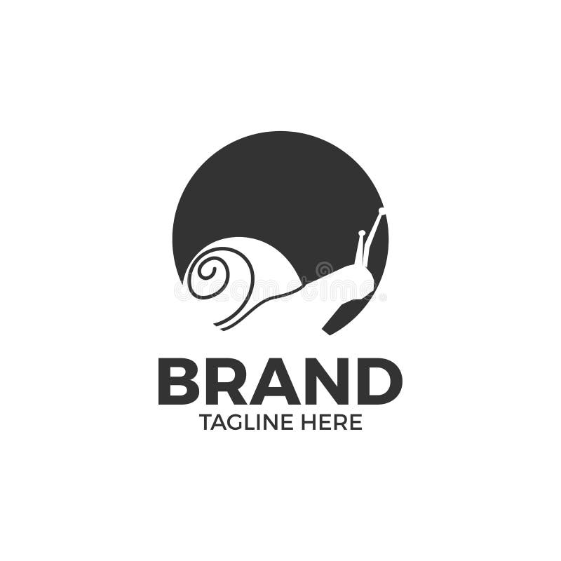 Snail Circle Icon Vector Logo Stock Vector - Illustration of corporate ...