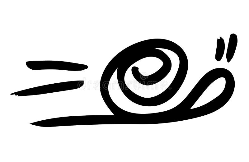 Snail Speed stock vector. Illustration of background - 33995548