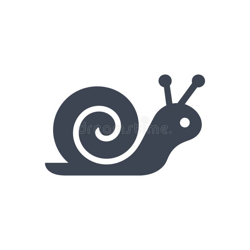 Snail Icon stock vector. Illustration of shell, wildlife - 361702490