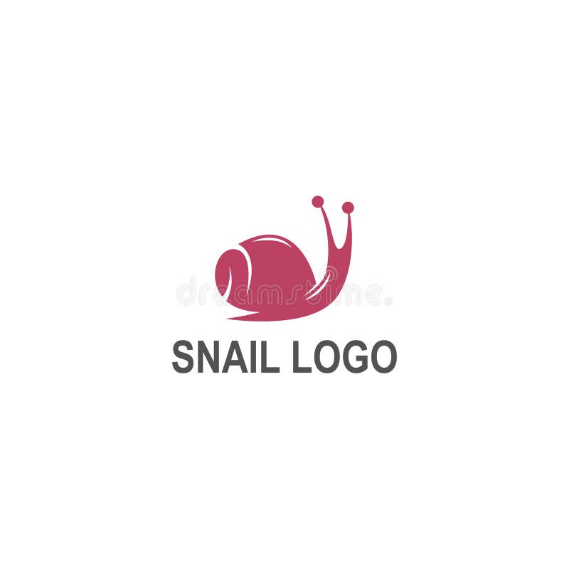 Snail Logo Creative Template Vector Icon Illustration Design. Stock ...