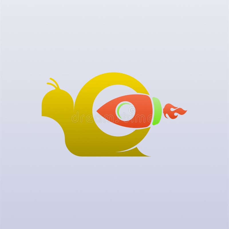 Snail Logo Design Concept. Snail Logo Design Template Stock Image ...