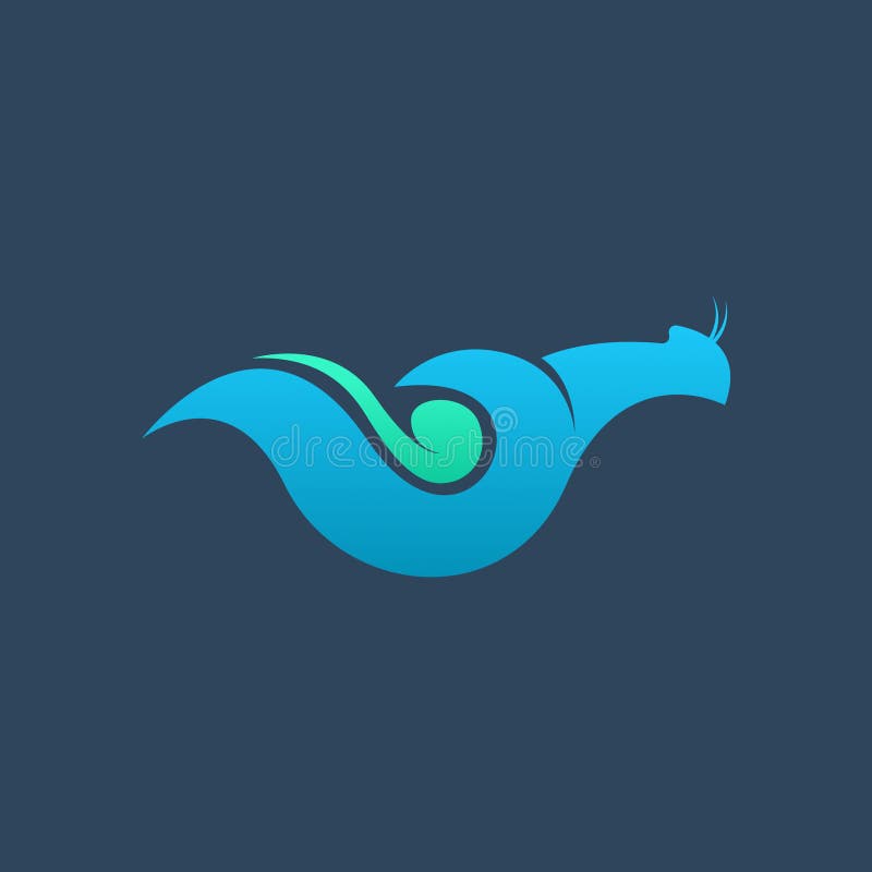 Snail Logo Design Concept. Snail Logo Design Template Stock ...