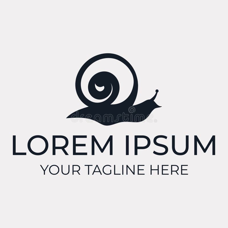 Snail Logo Illustration Vector Design Stock Vector - Illustration of ...