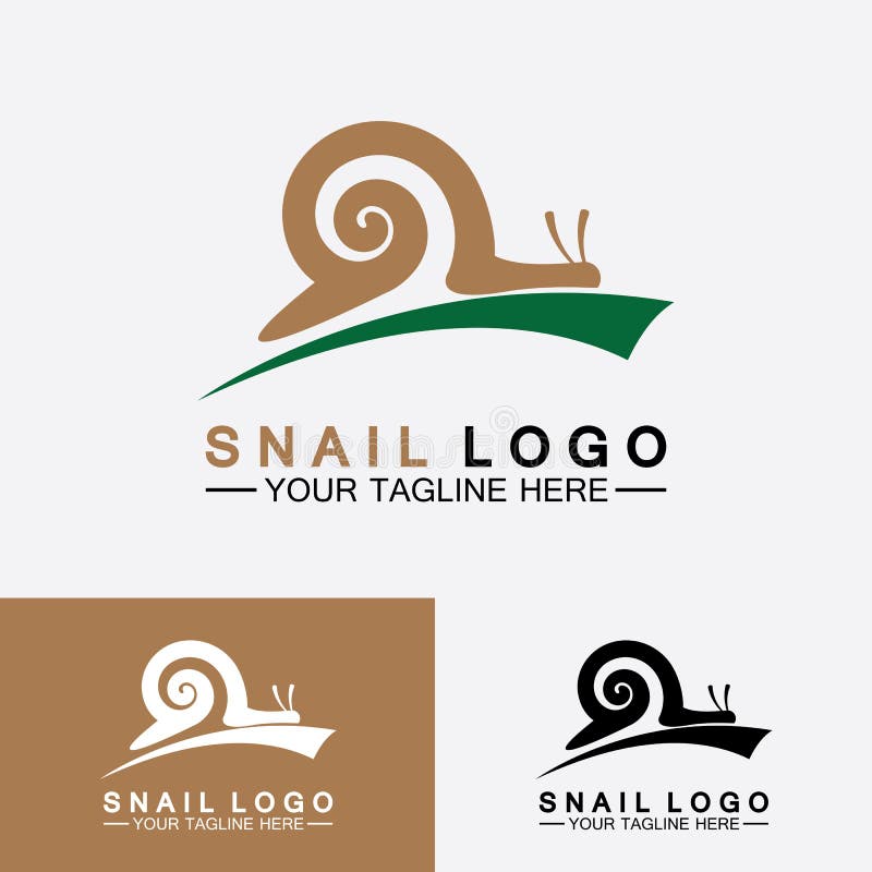 Snail Logo Template Vector Icon Illustration Design Stock Vector ...