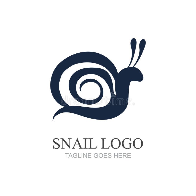 Snail Logo Vector Design Illustration Template Stock Vector ...