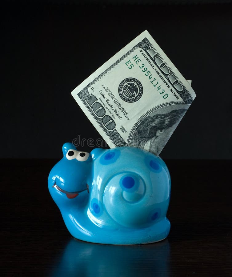 Snail money box stock image. Image of green, finance - 19544649