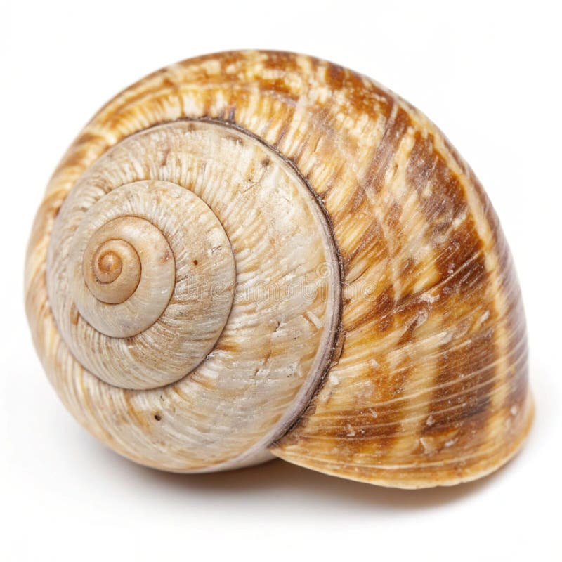 Snail Sea Shell Isolated on White Background Stock Vector ...