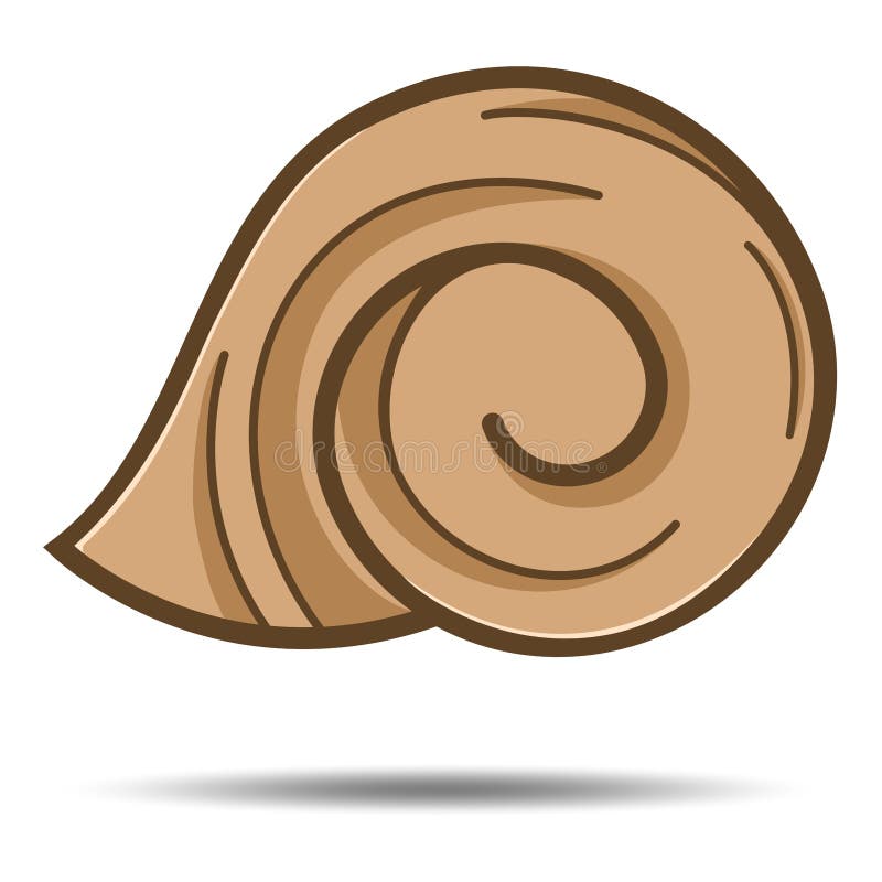 Snail Shell or Gonggong Logo Design Template Stock Vector ...