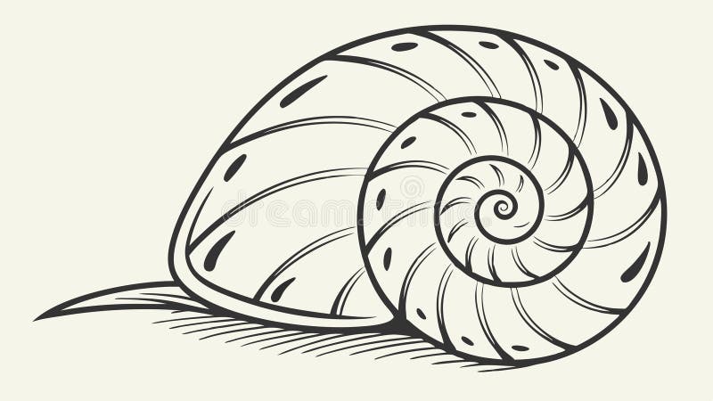 Snail shell pattern stock illustration. Illustration of theme - 40807922