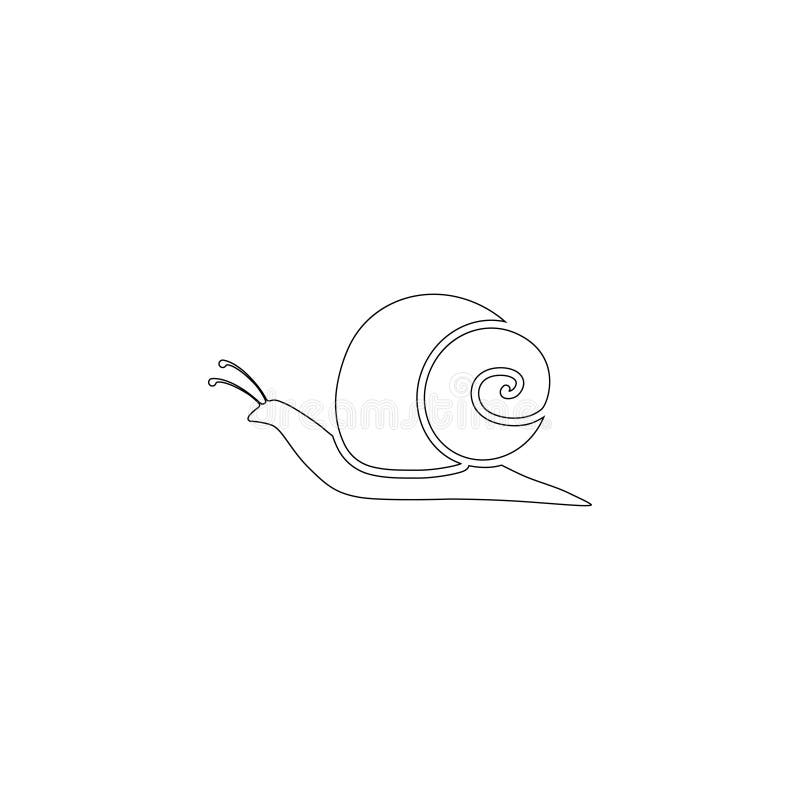 Snail. flat vector icon stock vector. Illustration of garden - 149667181