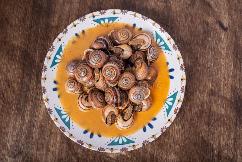 Snail stew stock photo. Image of stew, andalucia, prepared - 241865752