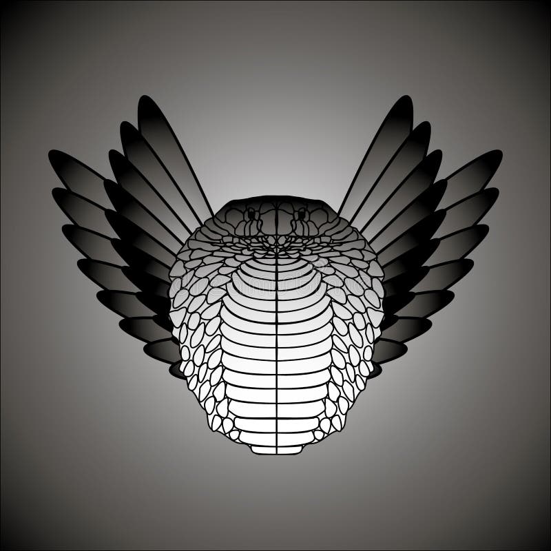 Snake Abstract Vector Illustration. Stock Vector - Illustration of ...