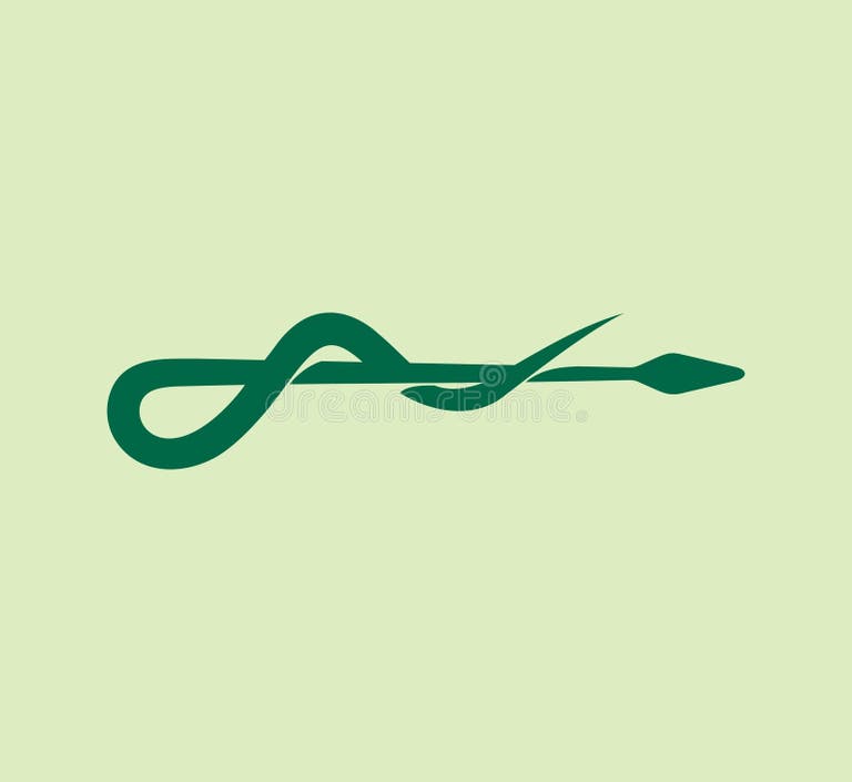 Snake Arrow or Snake Spear Logo.best Unique Vector Logo Number 2 Stock ...