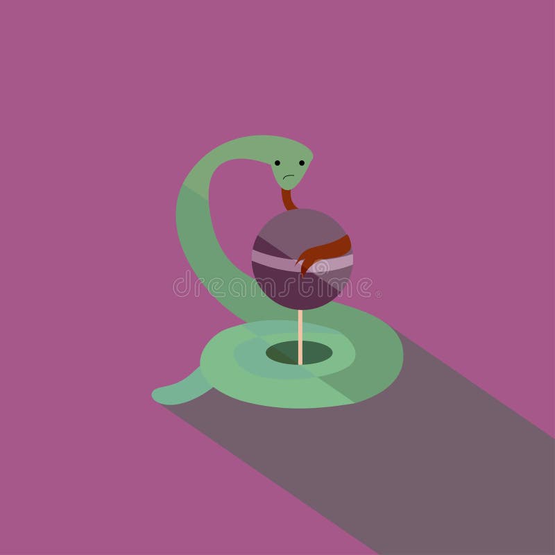 Snake Candy Flat Vector Illustration Stock Illustrations – 49 Snake ...