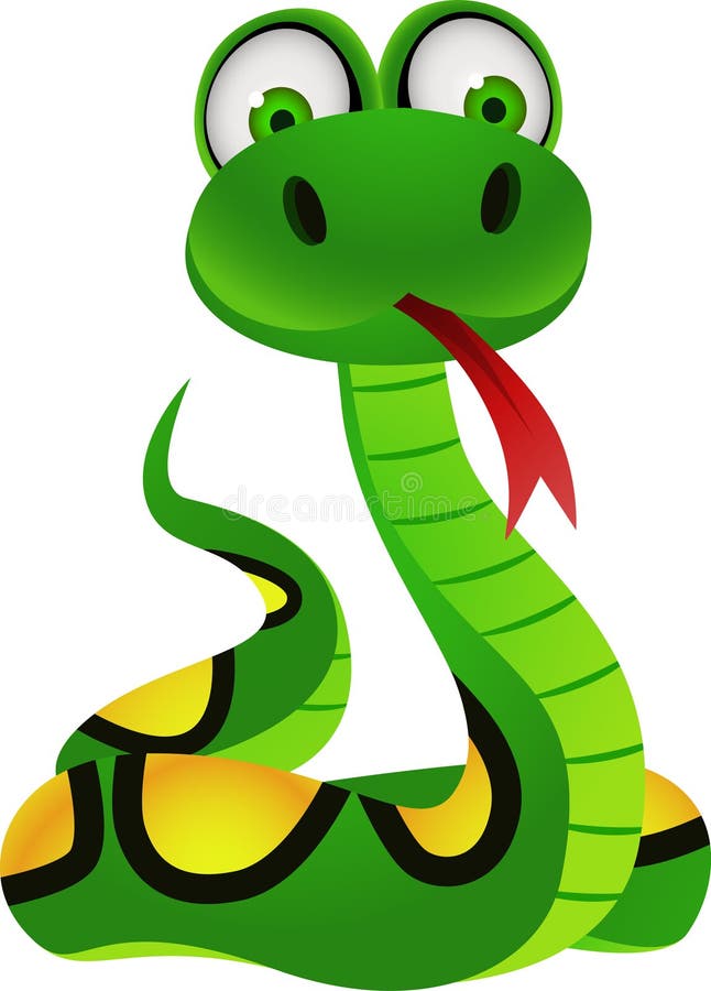Snake cartoon stock vector. Image of fantasy, design - 21114472