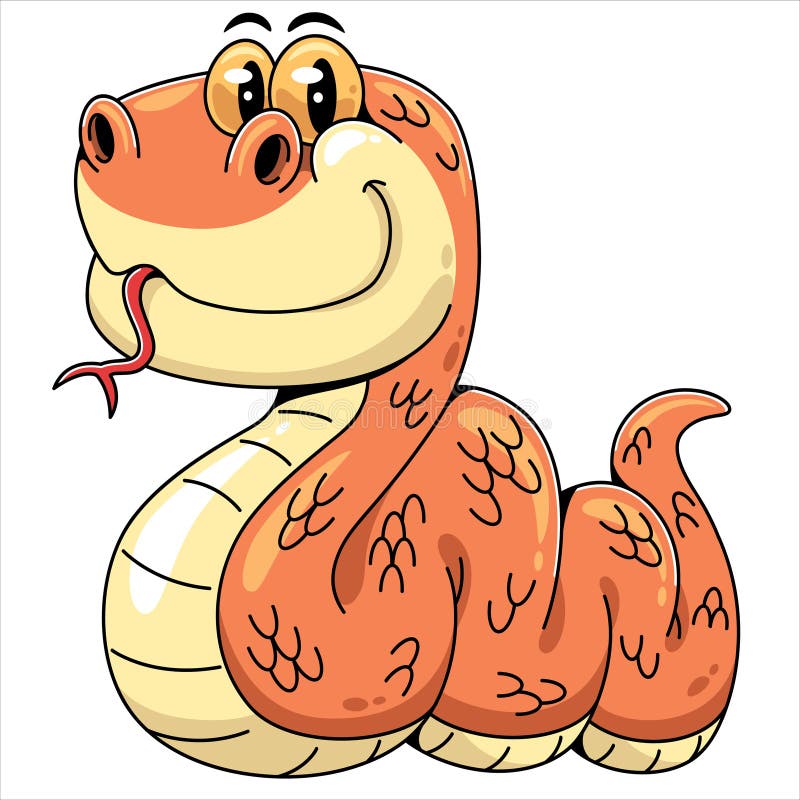 Snake stock vector. Illustration of character, 2025 - 345215479