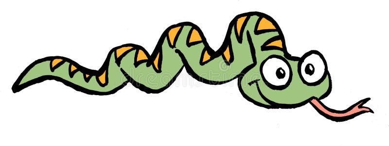 Snake Cartoon stock illustration. Illustration of slither - 40621133