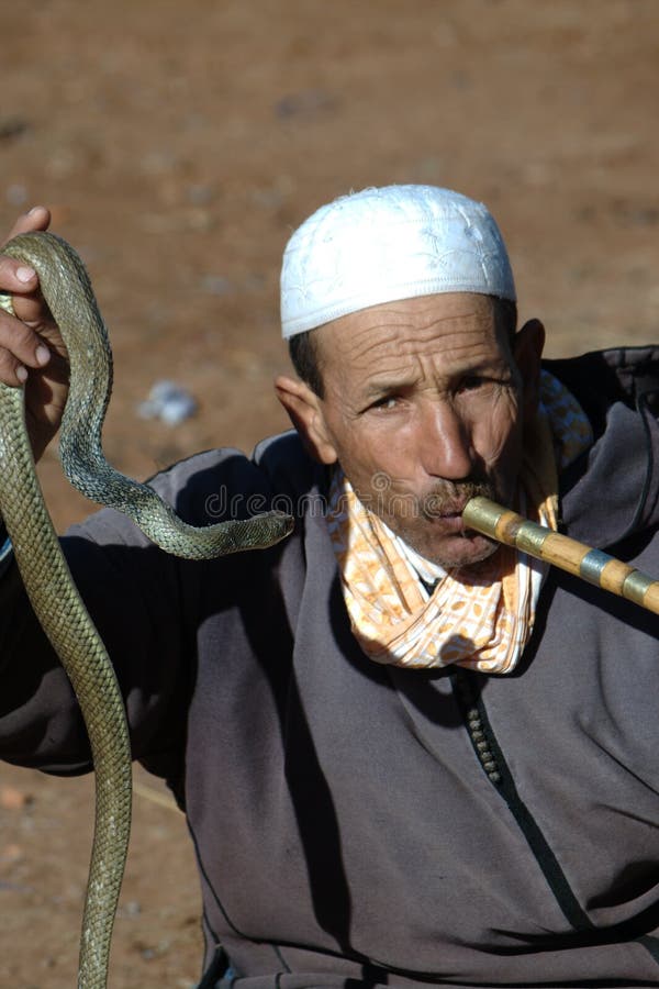 The snake charmer editorial stock photo. Image of white - 12650248