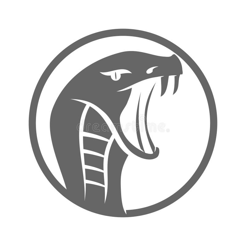 Snake Head Angry Logo Template Vector Illustration Isolated Stock ...