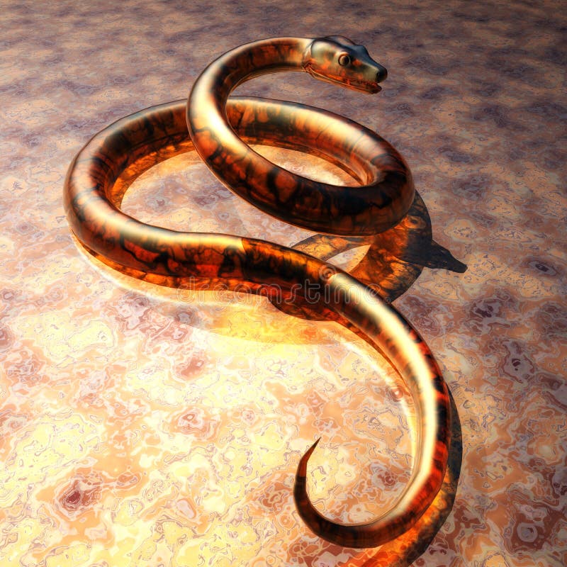 Digital Snake Visualization Stock Illustration - Illustration of animal ...