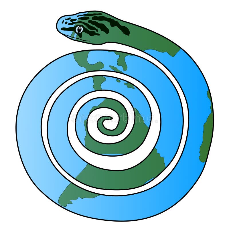 Earth snake stock illustration. Illustration of predator - 28010493