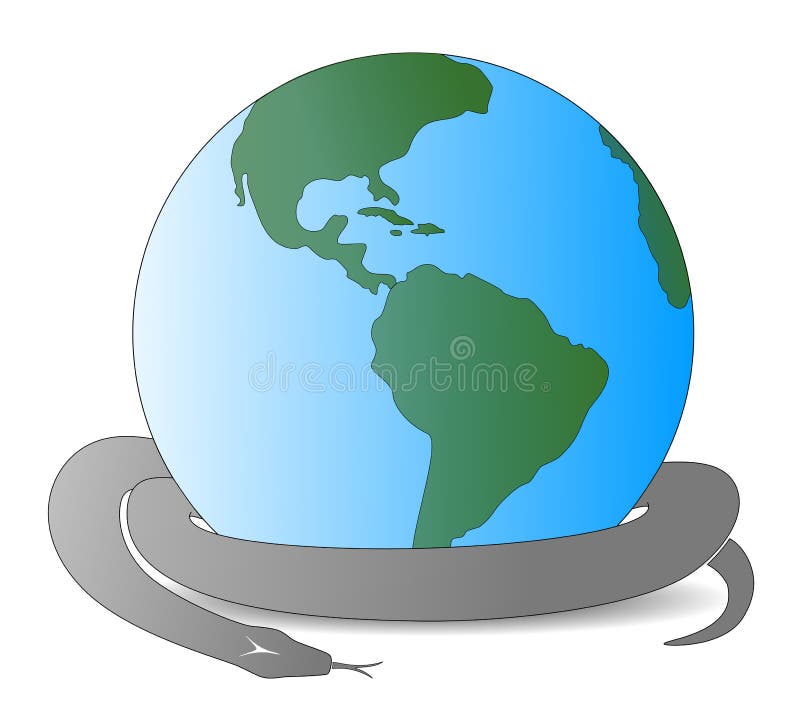 Earth snake stock illustration. Illustration of predator - 28010493