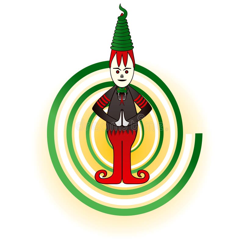 Snake Eyes Alien from Out of this World. Stock Illustration ...