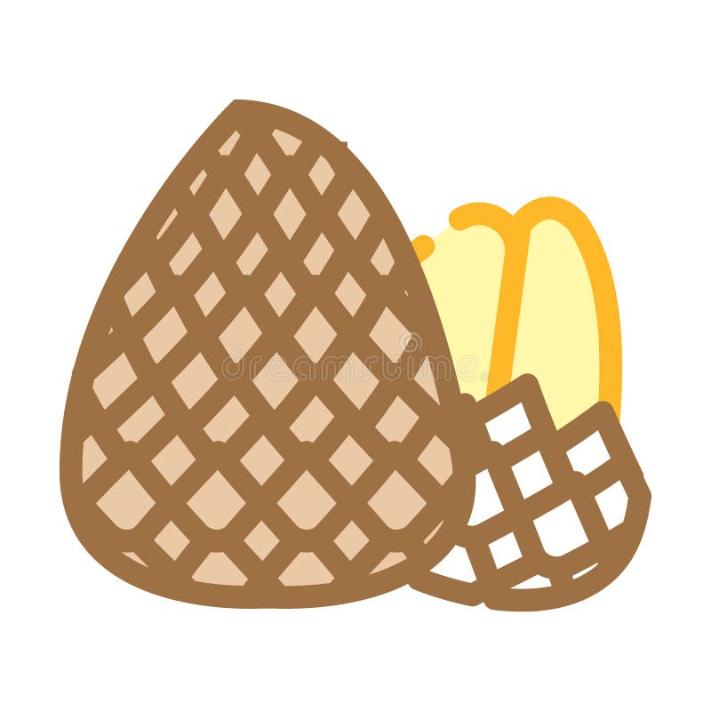Snake Fruit Color Icon Vector Illustration Stock Vector - Illustration ...