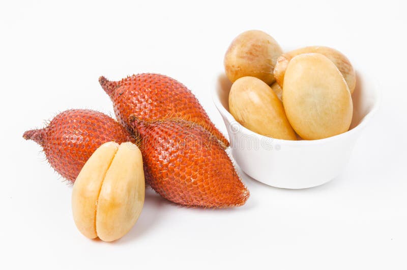Snake Fruit, Salak or Sala Fruit of Thailand. Stock Photo - Image of ...