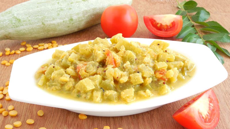 Snake Gourd Curry stock photo. Image of delicious, snake - 52407750