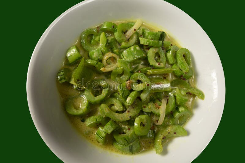 Snake Gourd (pathola) Curry Stock Photo - Image of fruit, plant: 271920396
