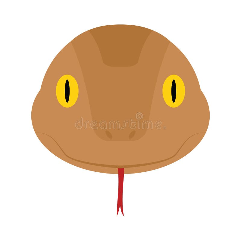 Snake head cartoon stock vector. Illustration of serpent - 193508890