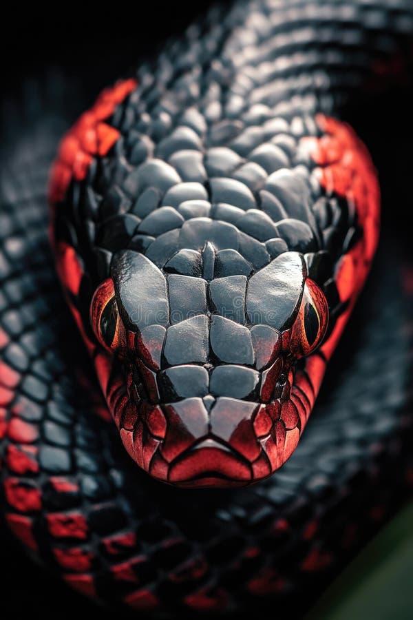 Snake Head Close Up stock photo. Image of nature, view - 376281350