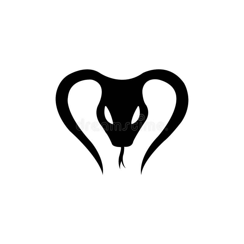 Snake Head Icon Logo Vector Design Template Stock Illustration ...