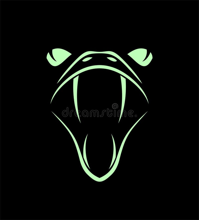 Snake head illustration stock illustration. Illustration of snake ...