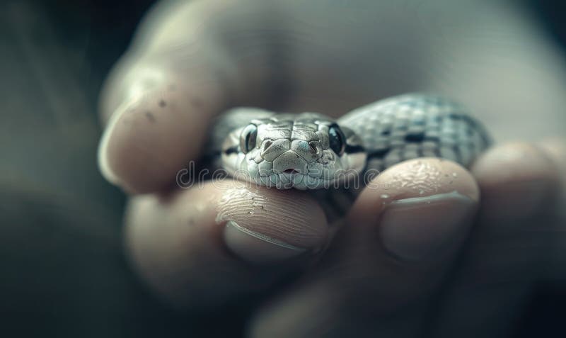 Snake on human hand stock image. Image of wild, europe - 320066843