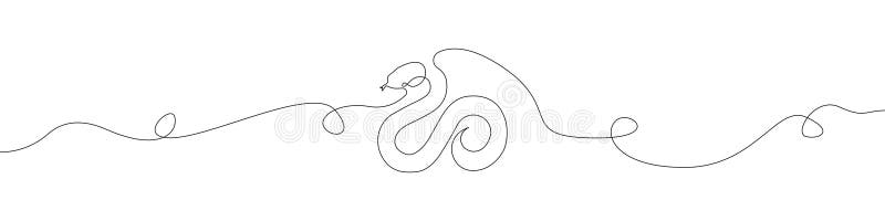 Snake Single Line Stock Illustrations – 499 Snake Single Line Stock ...
