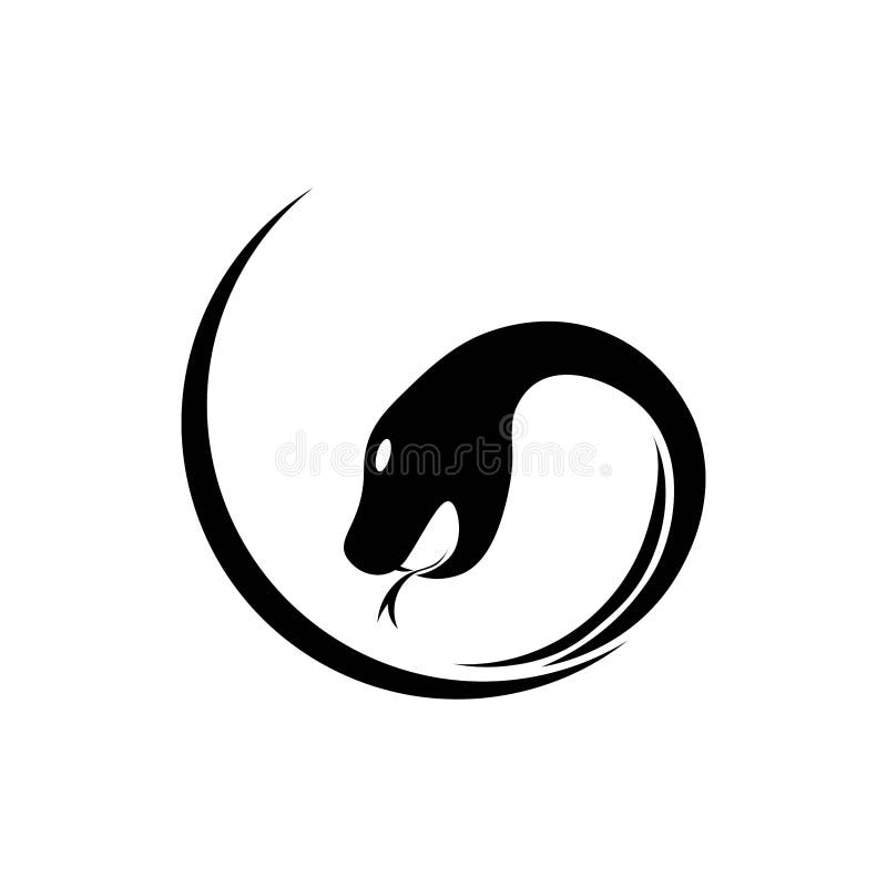 Snake Icon Logo Illustration Stock Vector - Illustration of sign ...