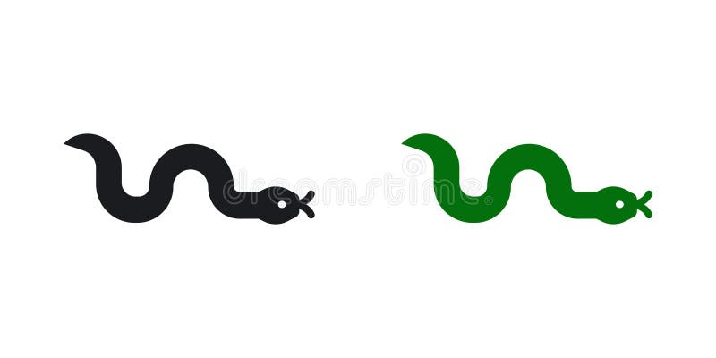 Snake icon vector stock vector. Illustration of coiled - 348159166