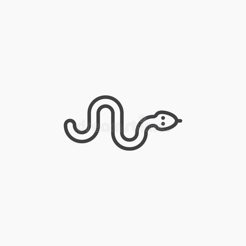 Snake icon vector stock vector. Illustration of nature - 348312780