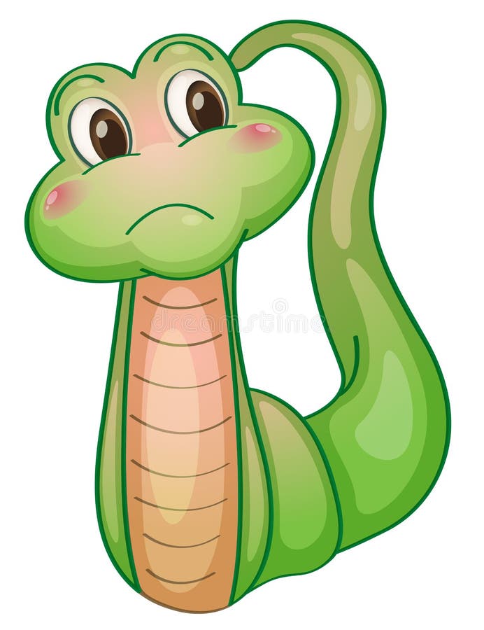 Rattle snake cartoon stock vector. Illustration of rattle - 13143891