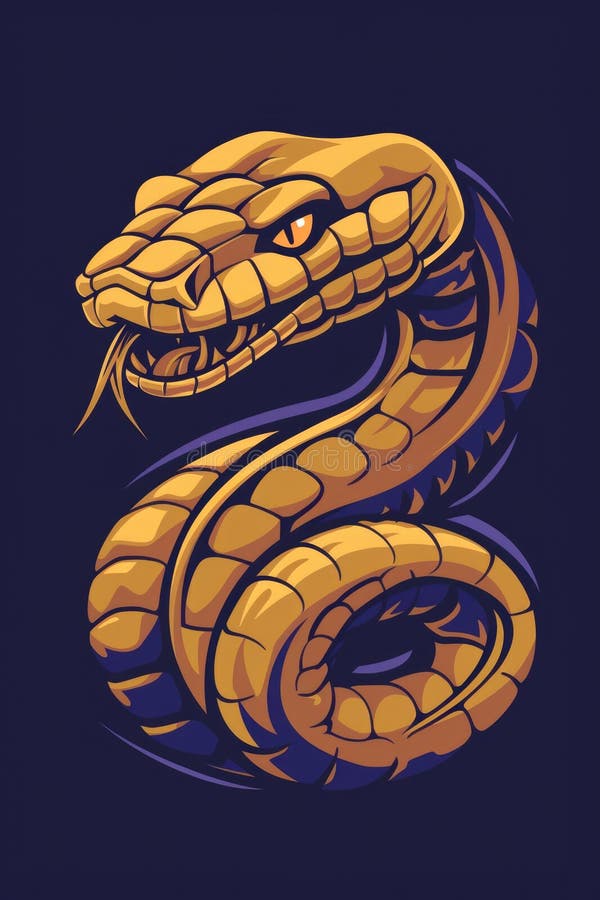 A Snake with Its Mouth Open, Perfect for Wildlife Projects Stock Image ...