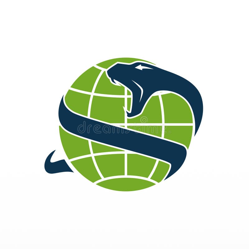 Snake logo design template stock vector. Illustration of animal - 280880415