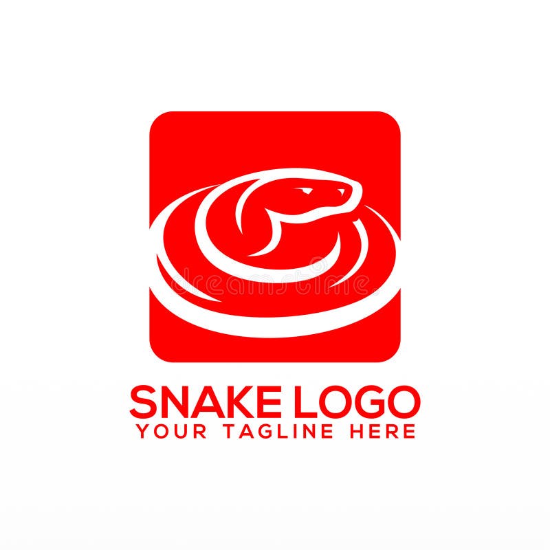 Snake logo design template stock vector. Illustration of symbol - 280880442