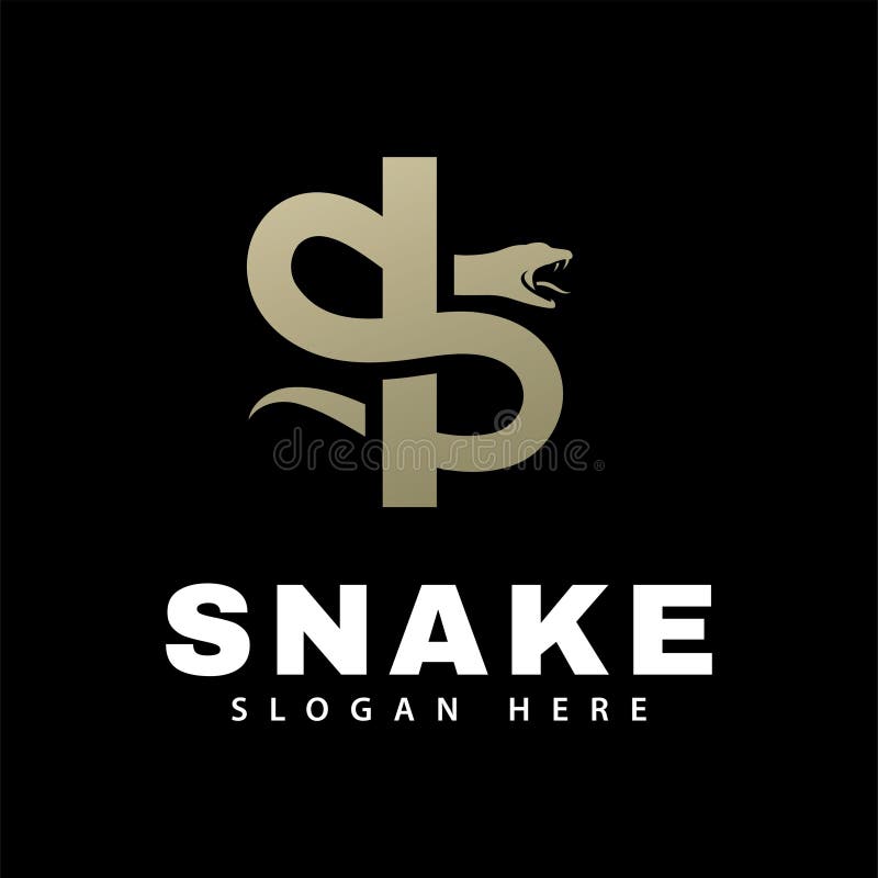 Snake Logo Vector Silhouette Symbol Design Template Stock Vector ...