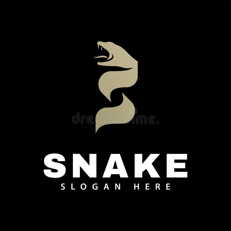 Snake Logo Vector Silhouette Symbol Design Template Stock Vector ...