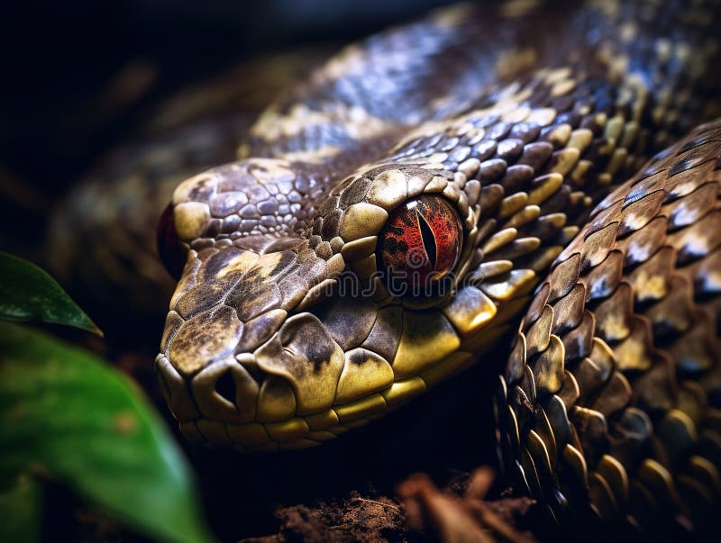 Snake Made with Generative AI Illustration Stock Illustration ...