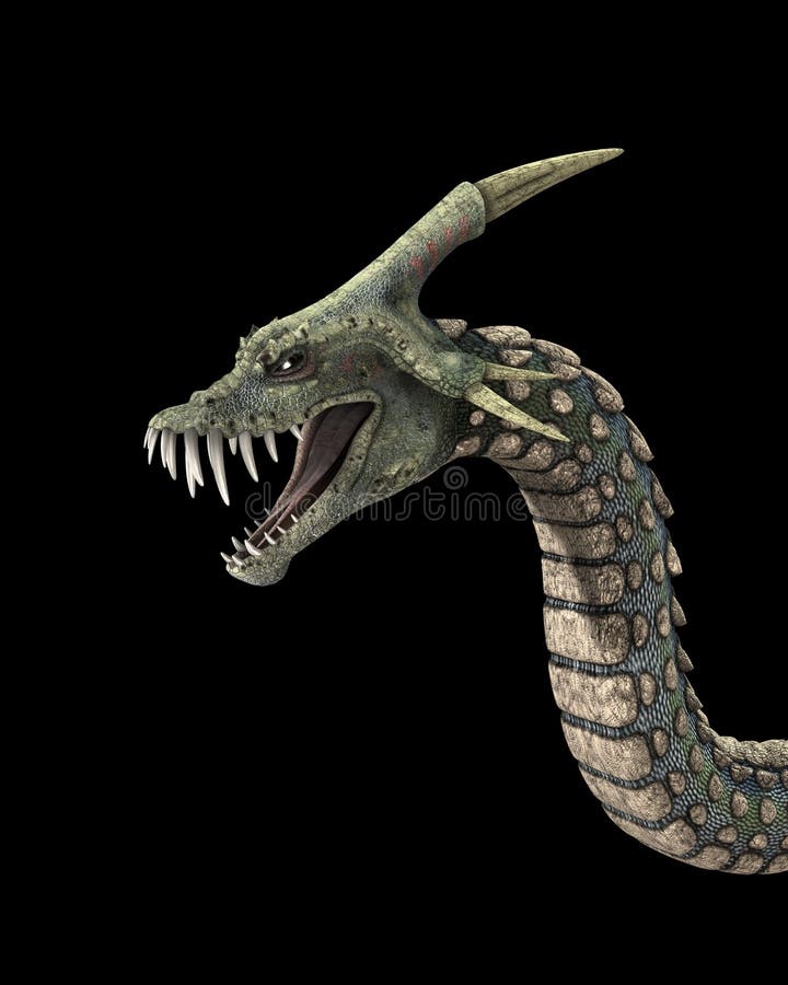 Snake Monster 2 stock illustration. Illustration of terrifying - 4515570