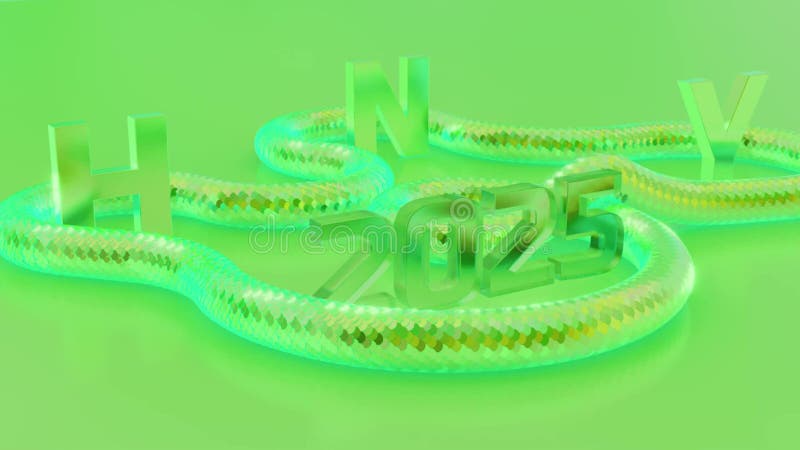 A Snake with Multicolored Scales Stock Footage - Video of animation ...